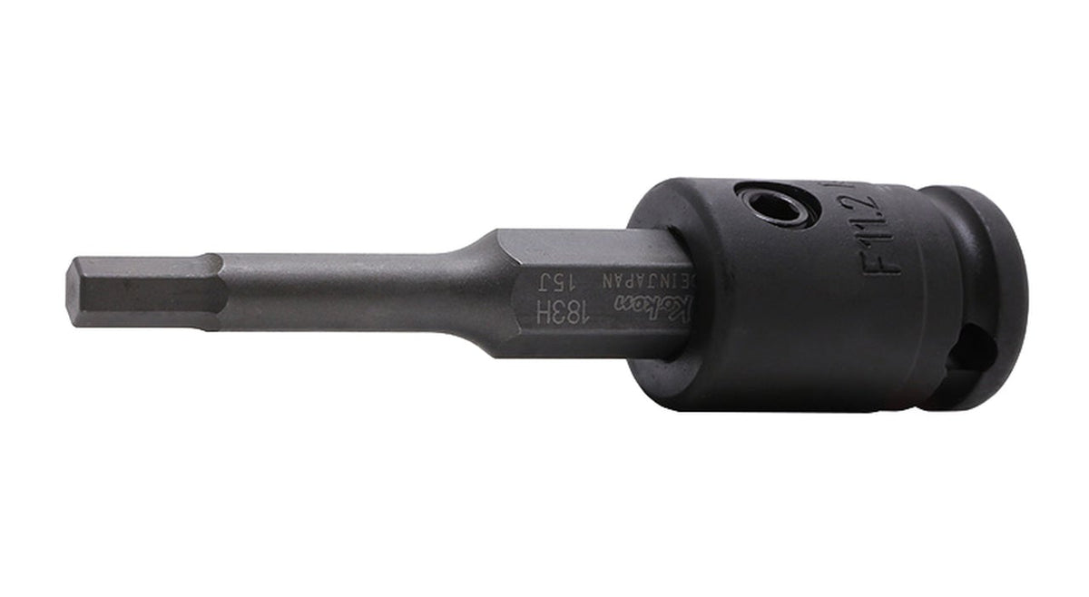 3/8 Sq. Dr. Bit Socket 5mm Hex Length 92mm — Ko-ken Canada