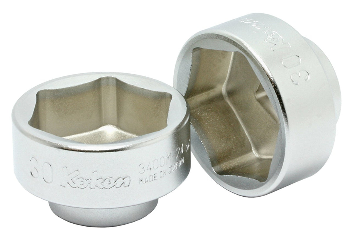 3/8 Sq. Dr. Socket 36mm 6 point Length 24mm — Ko-ken Canada